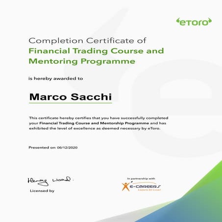 Financial Trading Course and Mentoring Programme | PDF