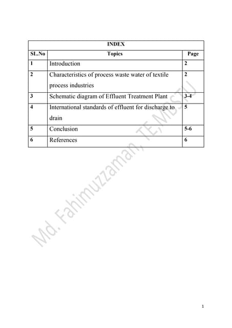Effluent Treatment Plant (ETP) | PPTX