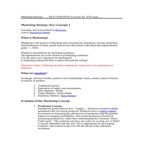 Chapter 3 Marketing Strategy | PPT