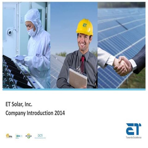 Et solar company presentation february 2014 | PPTX