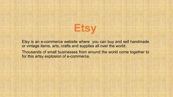 ETSY | PPT
