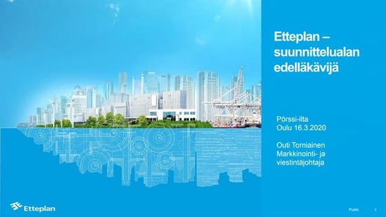 Etteplan Pörssi-ilta Helsinki 11.09.2019