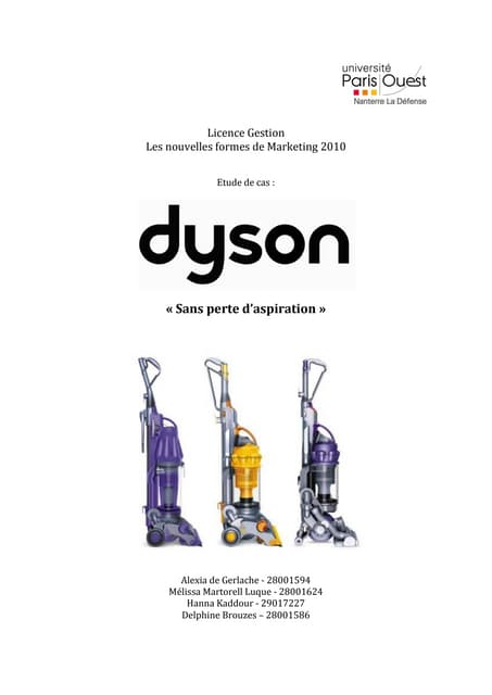 Dyson [Markets & Strategy] | PDF | Home Appliances | Home & Garden