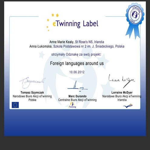 Etw certificate 80617_pl | PDF