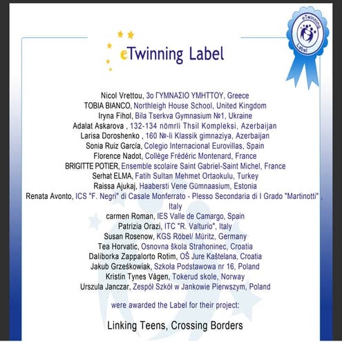 Linking Teens, Crossing Borders | PDF