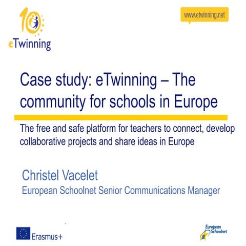 Online Community Case Study: eTwinning | PPT