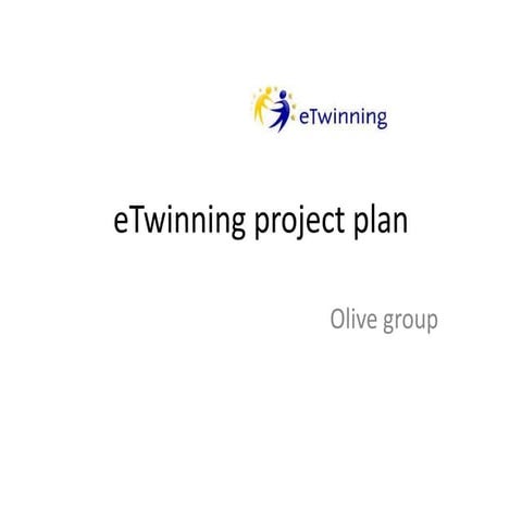 E twinning project plan | PPT