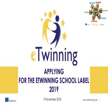 E twinning school label- How to get it | PPT