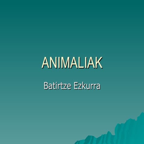 Etxeko Animaliak | PPT