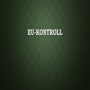 Eu kontroll | PPT