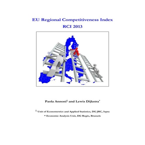Eu Regional Competitiveness Index - RCI 2013 | PDF