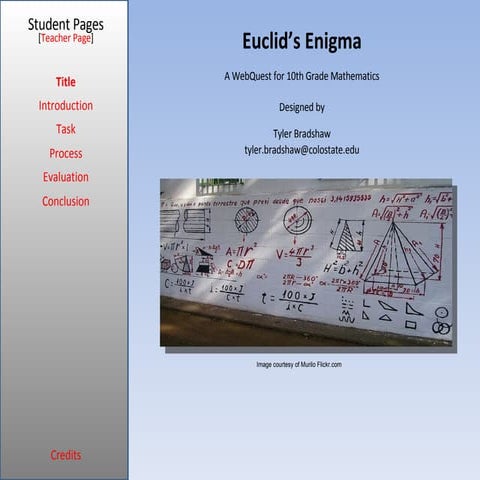 Euclid's Enigma | PPT