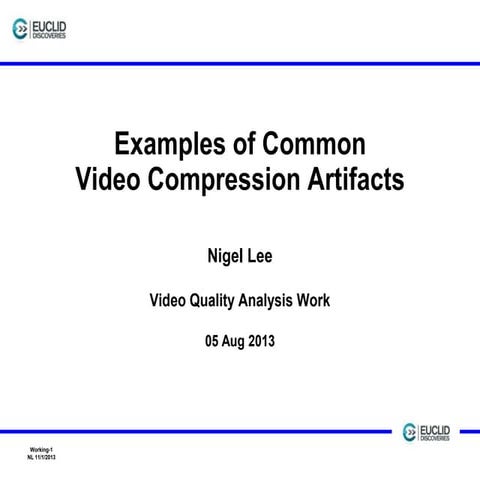 Euclid artifacts | PPTX | Video Software | Computer Software and Applications