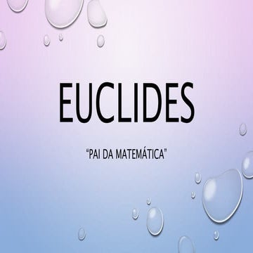 Euclides de alexandria | PPT