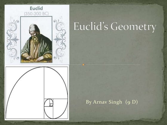 Euclids geometry class 9 cbse | PPTX | Geography | Science