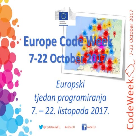 EU Code Week 2017 - OS Vladimira Nazora Pribislavec | PPTX