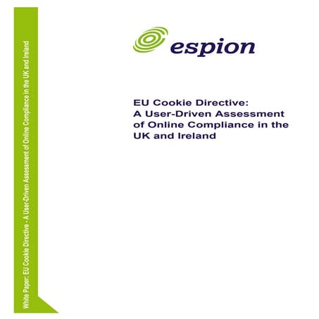 EU Cookie Directive Report On Compliance In The UK And Ireland | PDF