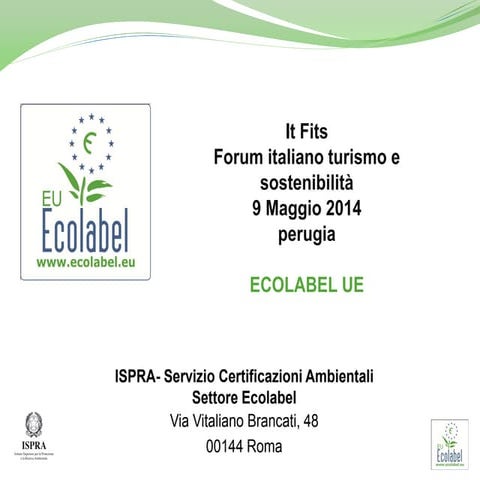 ECOLABEL UE - IT FITS | PDF
