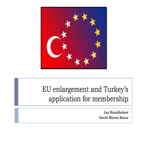 EU Enlargement and Turkey’s Application for Membership v3 | PPTX