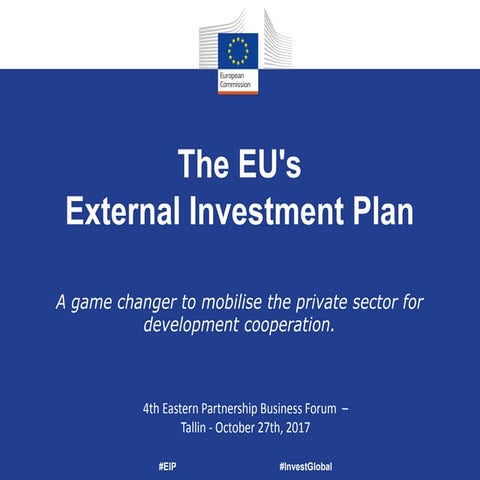 EU External Investment Plan EaP Business Forum-f.capurso 27slides | PPT