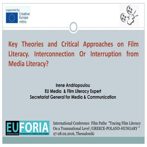Key Critical Approaches on Film Literacy | PDF