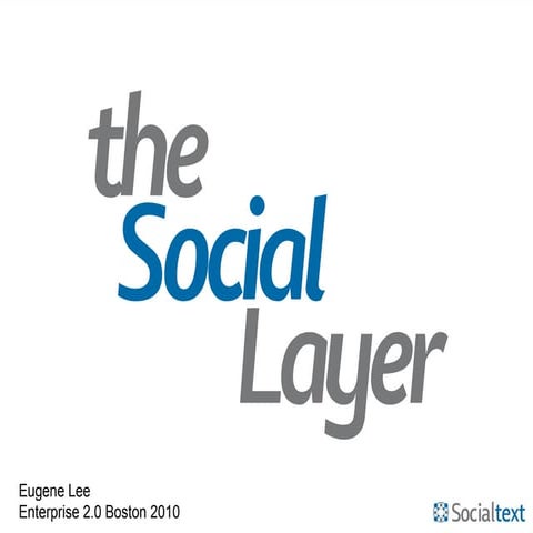 The Social Layer | PPT