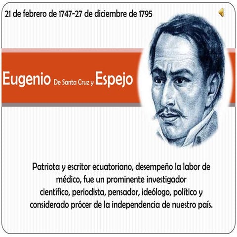 Eugenio espejo | PPTX