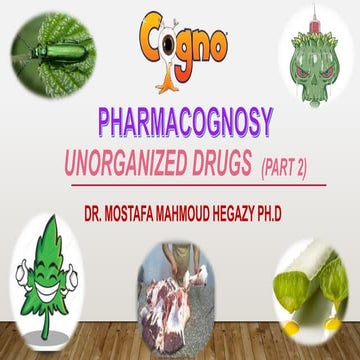 Unorganized drugs part_2 | PPTX