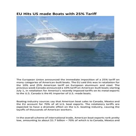 State of the Recreational Boating Industry | PPTX