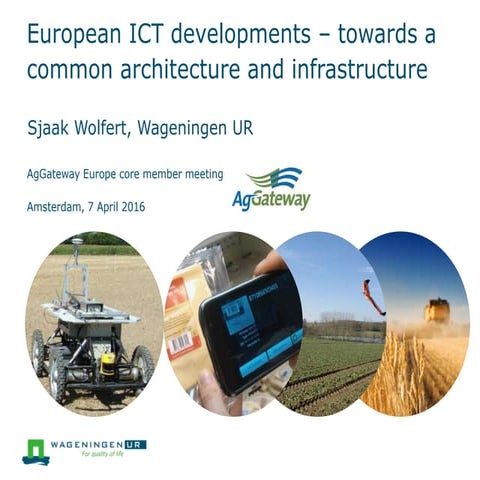 EU ICT developments for AgGateway Europe 7apr2016 | PPT