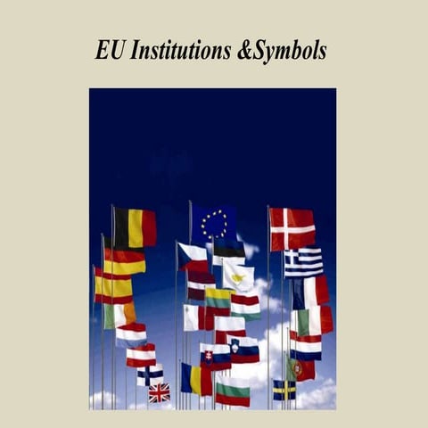EU Institutions & Symbols | PPTX
