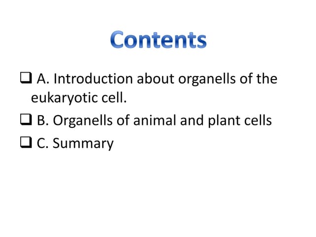 2.3 eukaryotic cells