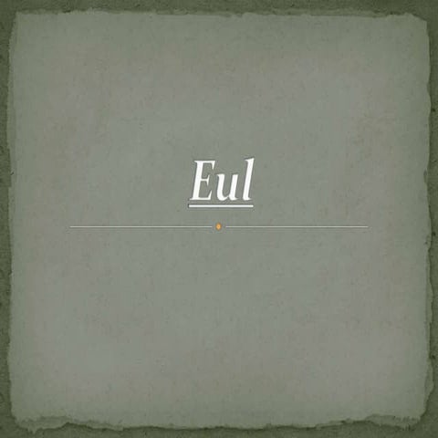 Eul prezentare Popa Iulian Alexandru proiect | PPTX