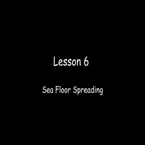 seafloor spreading theory | PPT
