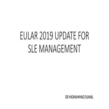 summary of EULAR 2019 guidelines SLE Mx.pptx