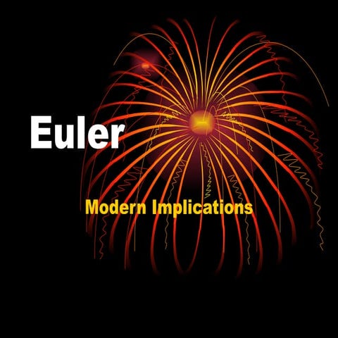 Euler | PPT | Physics | Science
