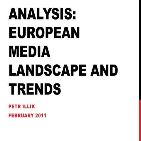 Eu Media Landscape And Trends | PPTX