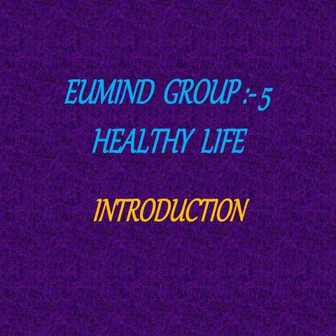 Eumind healthy life snbp intro | PPT