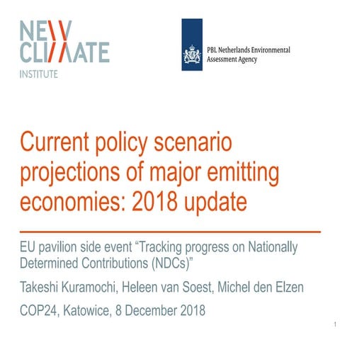 Sectoral approaches for NDC implementation | PPTX