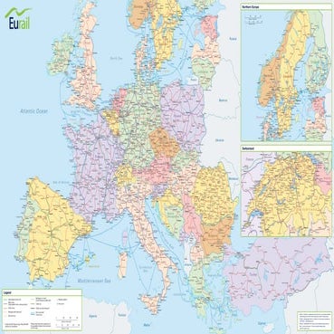 Eurail map 2020 | PDF | Europe Travel | Travel Locations