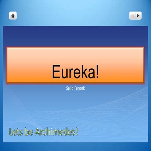 Eureka! | PPTX