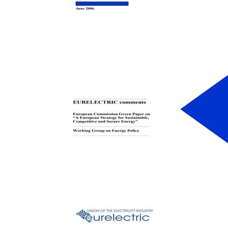 Eurelectric | PDF | Power and Energy Industry | Industries