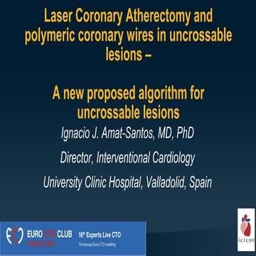 I. J. Amat-Santos - Top article Circ Interventions Laser Coronary ...