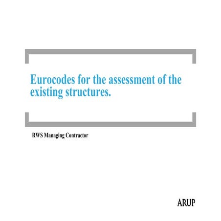 Eurocodes for the assessment of the existing structures | PDF