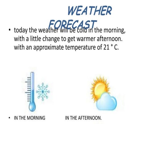 Weather forecast | PPTX