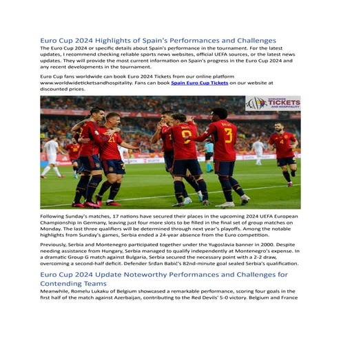 The 2024 UEFA European Football Championship, | PPTX