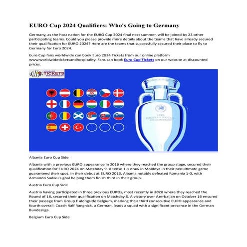 Sports: Euro Cup 2020 Physical Education | PPTX