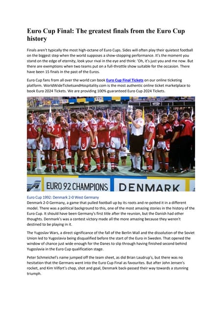 Sports: Euro Cup 2020 Physical Education | PPT
