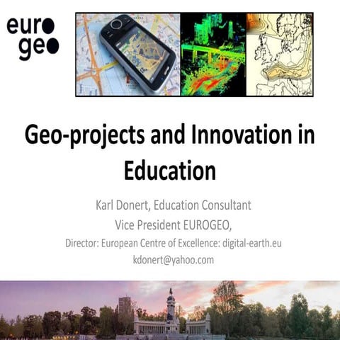 Geo-projects and Innovation in Education | PPT