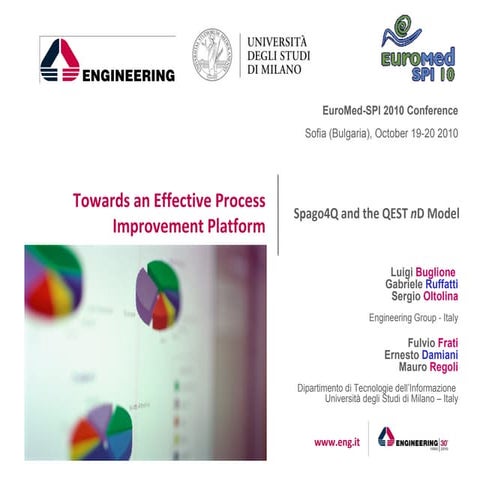 Towards an Effective Process Improvement Platform: Spago4Q and the QEST nD Model | PPT